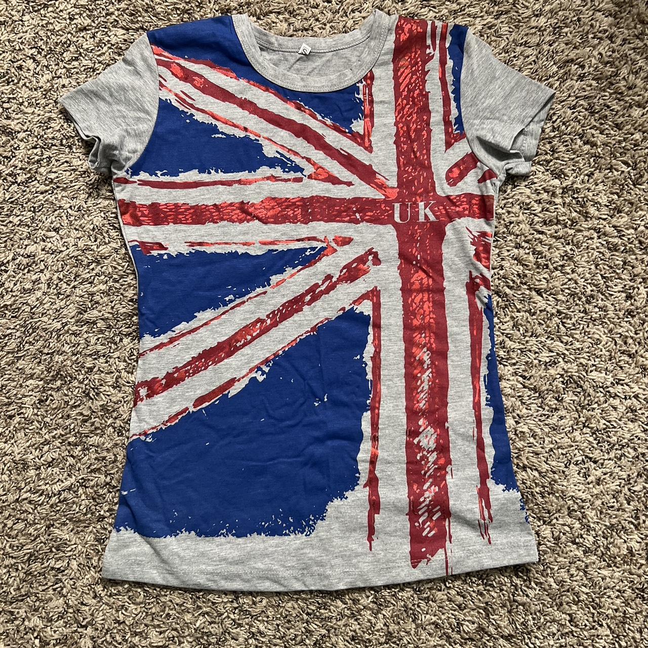 Vintage English flag t-shirt!! 🏴󠁧󠁢󠁥󠁮󠁧󠁿 -size... - Depop