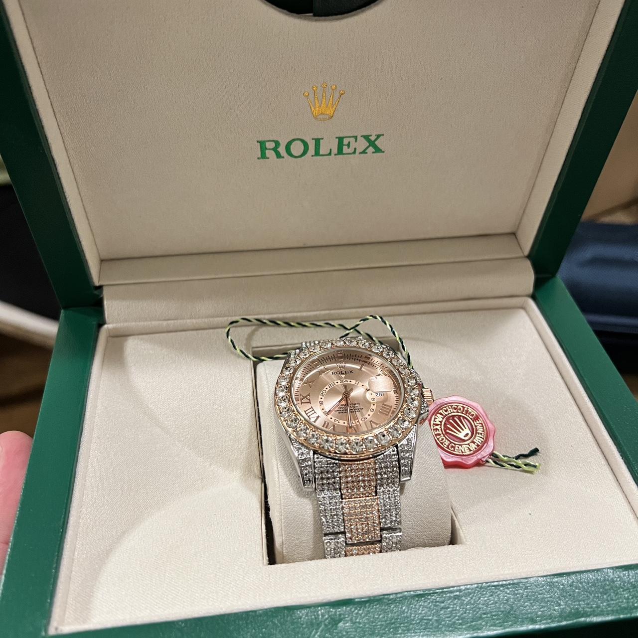 Buss down Rolex 41mm With box Brand new Rose gold... - Depop