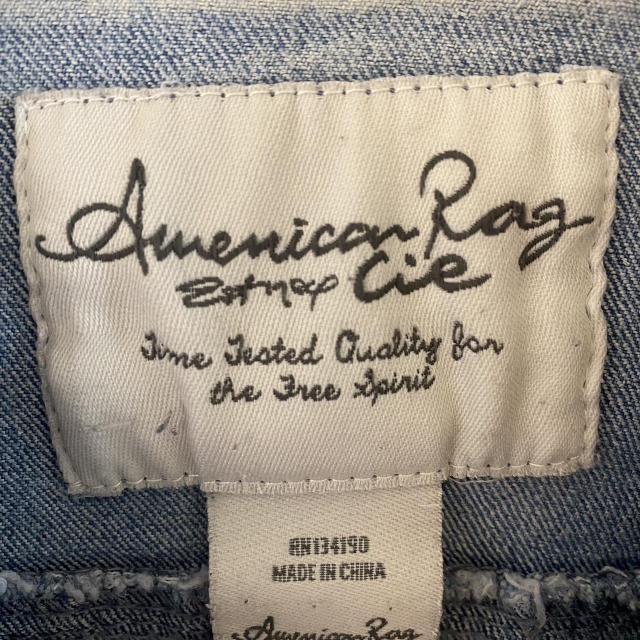 American Rag Denim Jacket. Size Small. Pockets - Depop