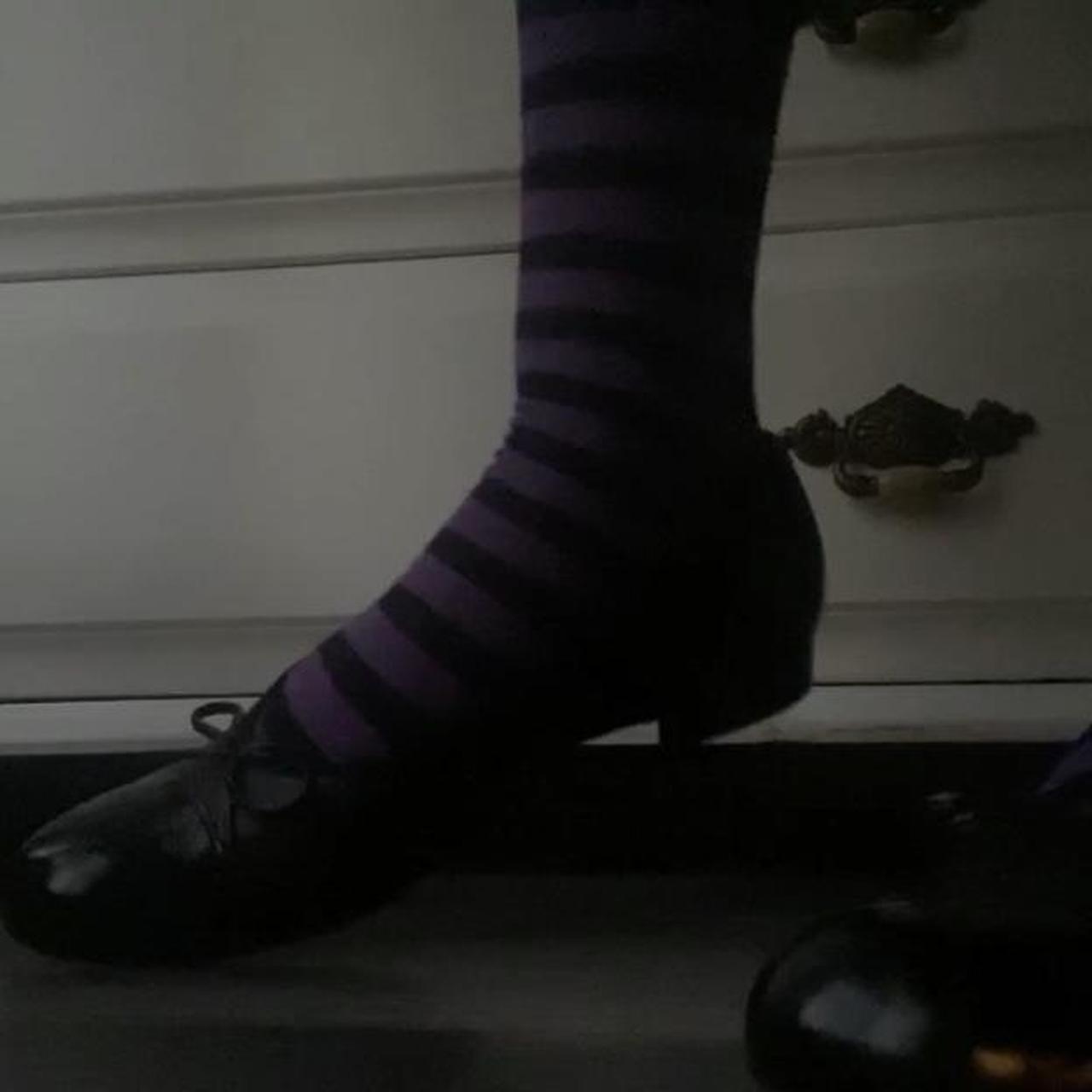 Whimsy goth black ballet flats I love it but it’s... - Depop