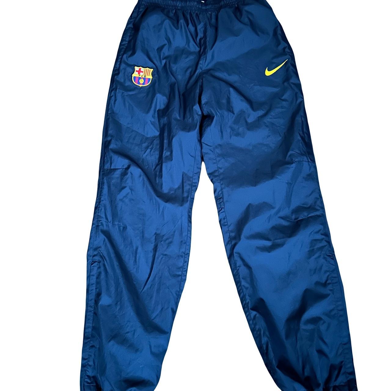 Nike FC Barcelona Straight Leg Bottoms Vintage... - Depop