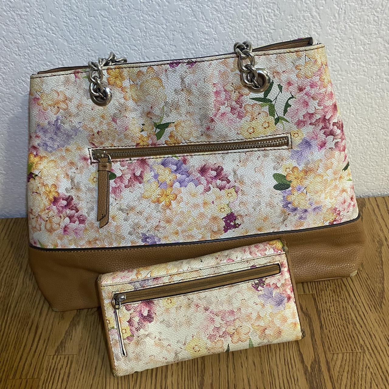 Floral Dana Buchman purse & wallet match. - Depop