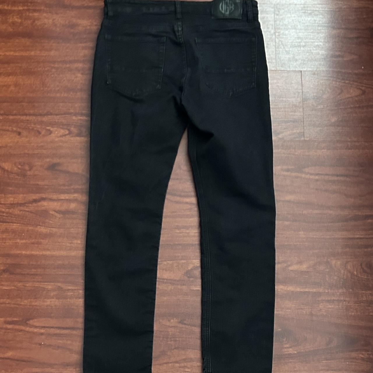 Vintage Genes Black Jeans Slim Fit Size 32 X 30 - Depop