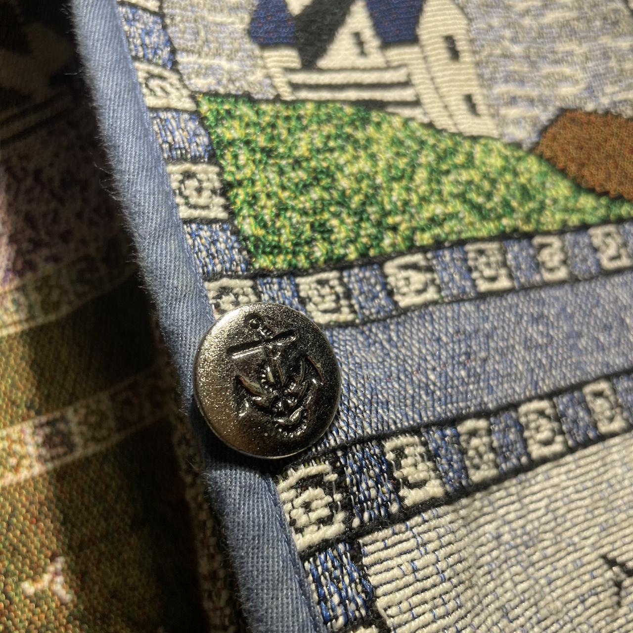 Vintage Blair Lighthouse Jacket Button Up. Size... - Depop