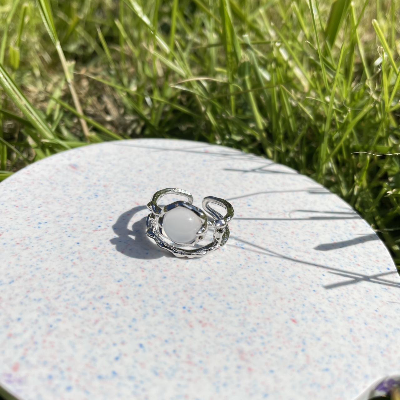 Moonstone adjustable ring Brand new - Depop