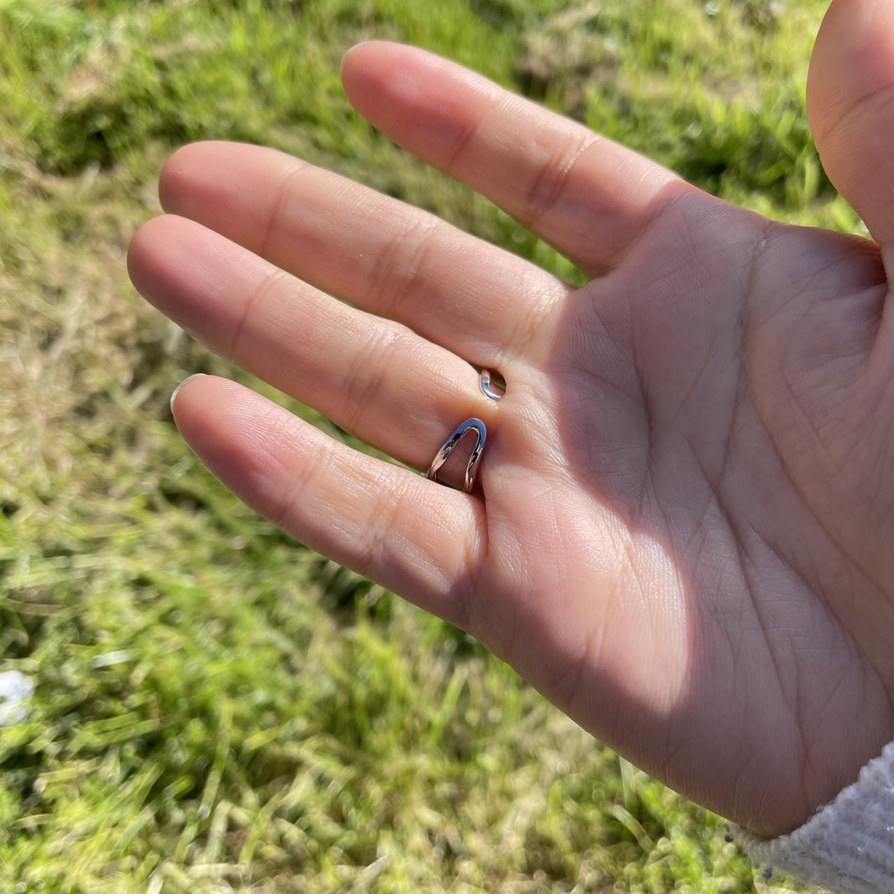 Moonstone adjustable ring Brand new - Depop