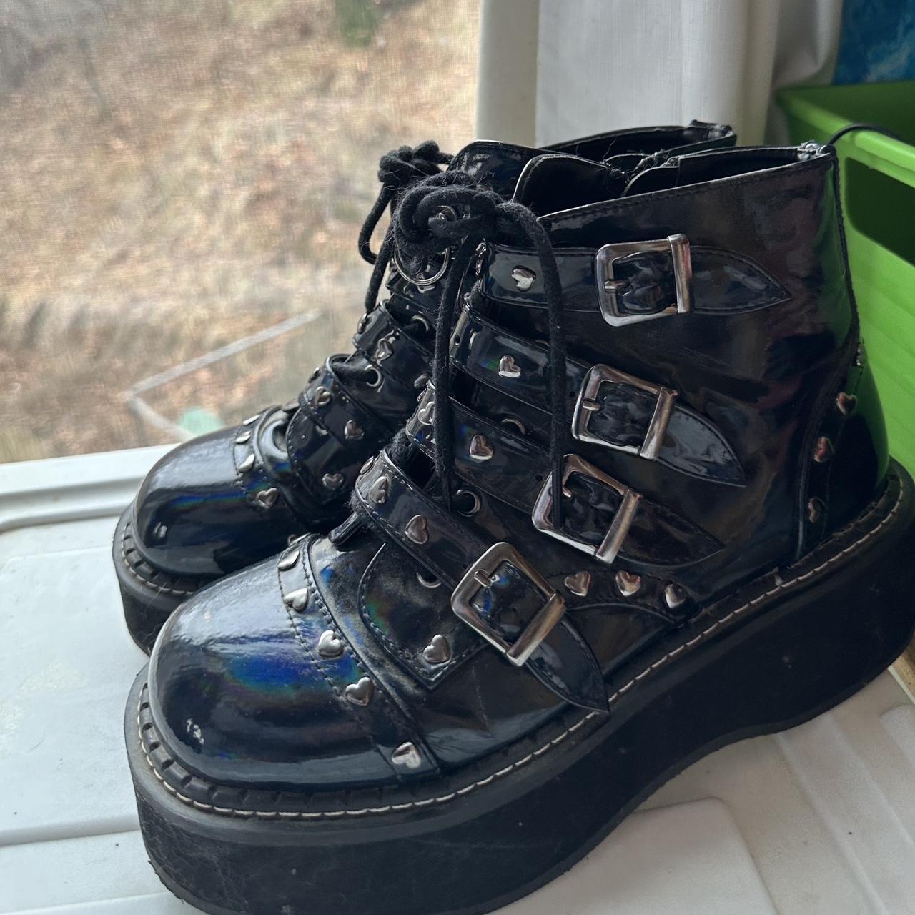 Demonia emily 315 Dirty front from sitting in closet... - Depop