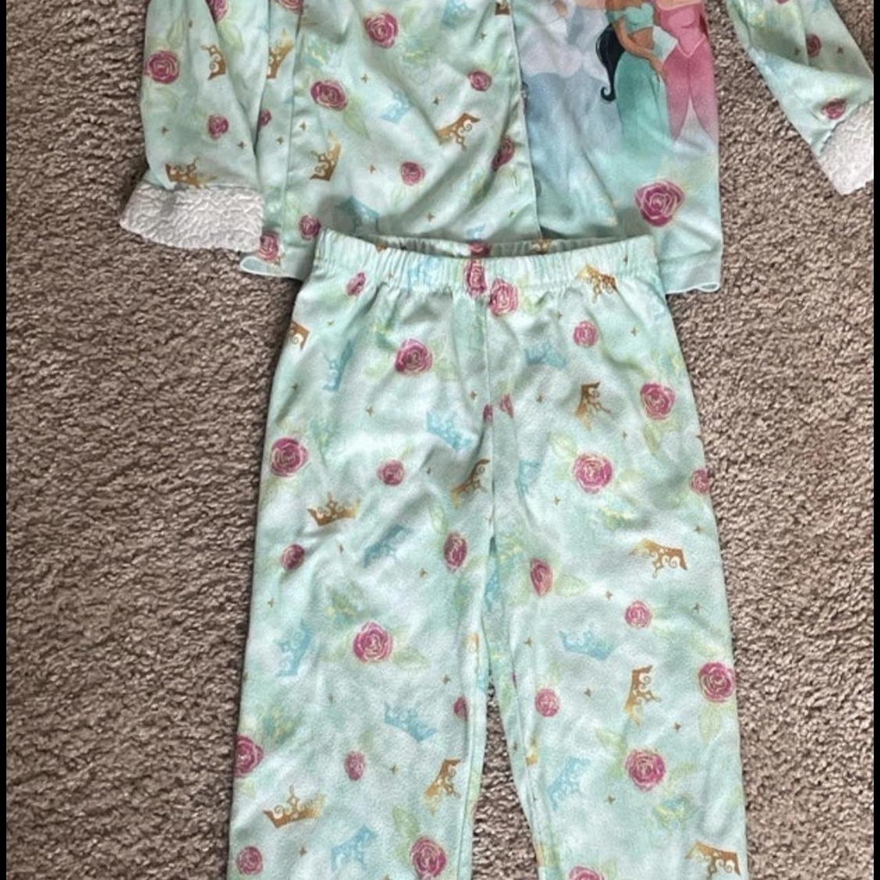 Disney Princess Pajama set XS (4-5) #disney... - Depop