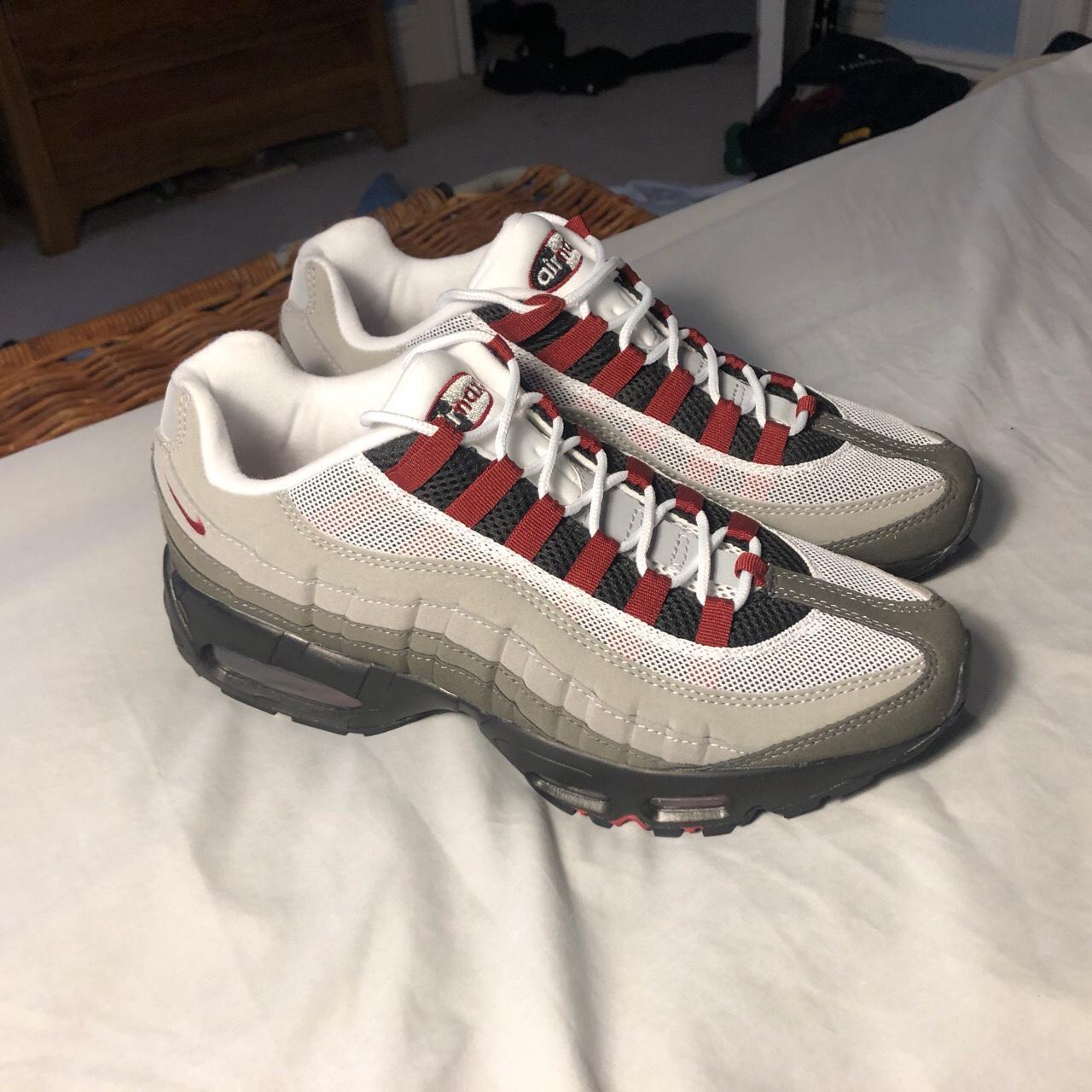 Nike air max 95 beetroot red size uk mens 10.5 - Depop