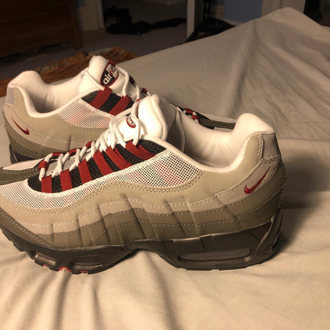 Nike air max 95 beetroot red size uk mens 10.5 - Depop