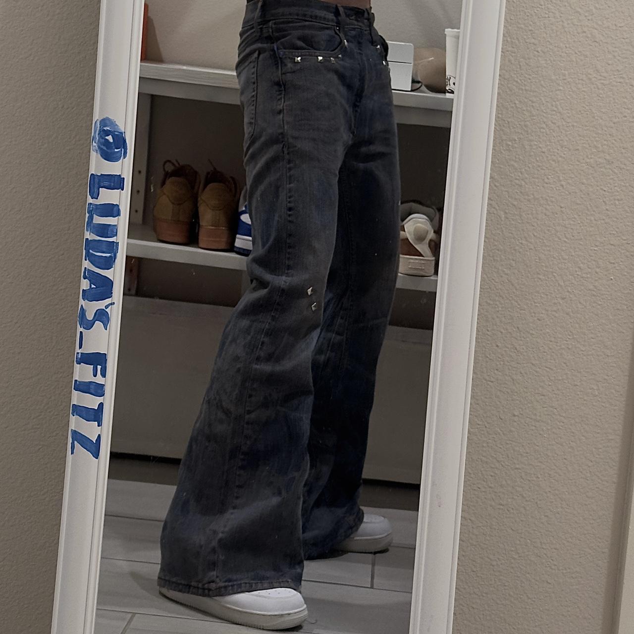 1of1 Custom flared jeans Size 32x32 Custom by... | Depop