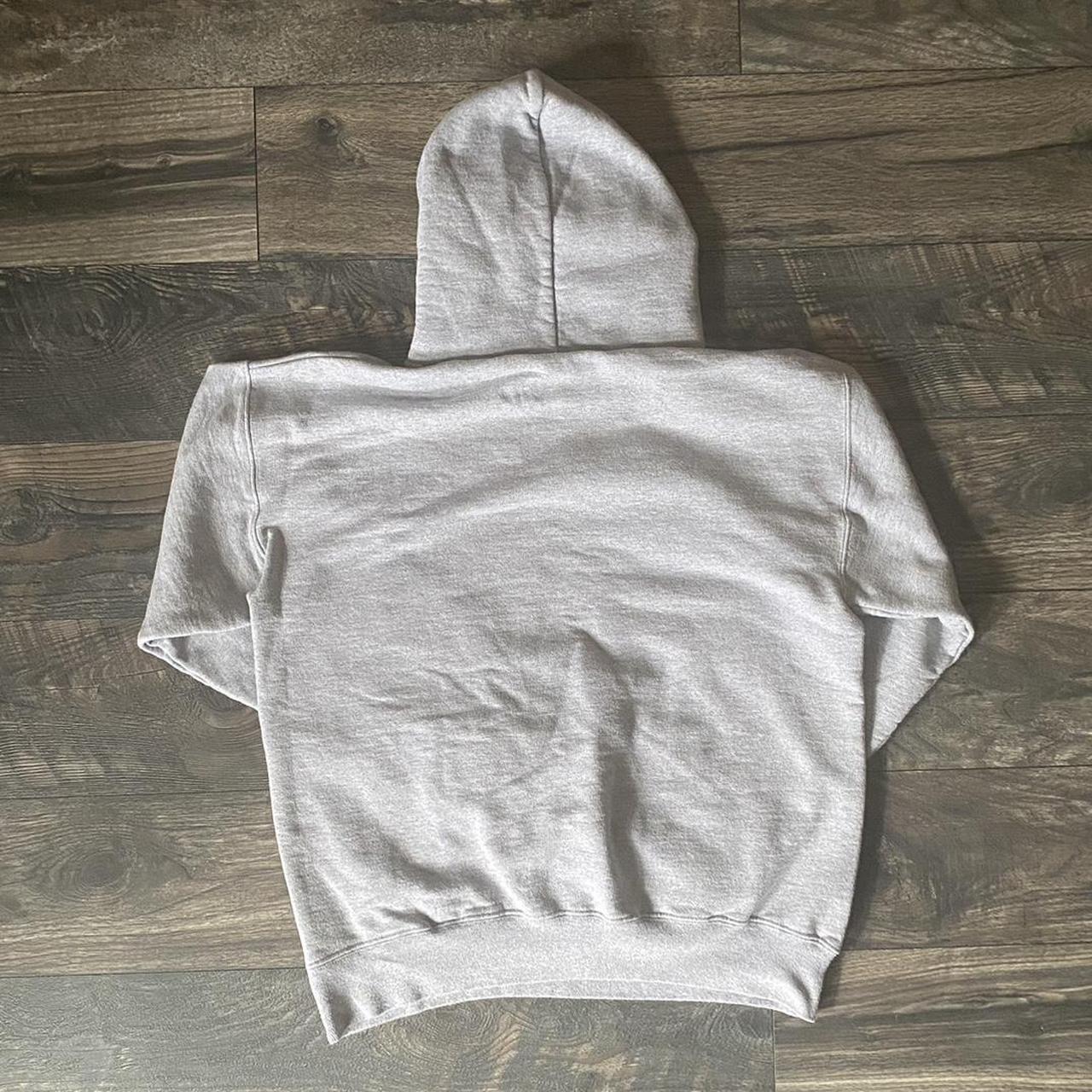 Really cool hanes blank heather gray hoodie in... - Depop