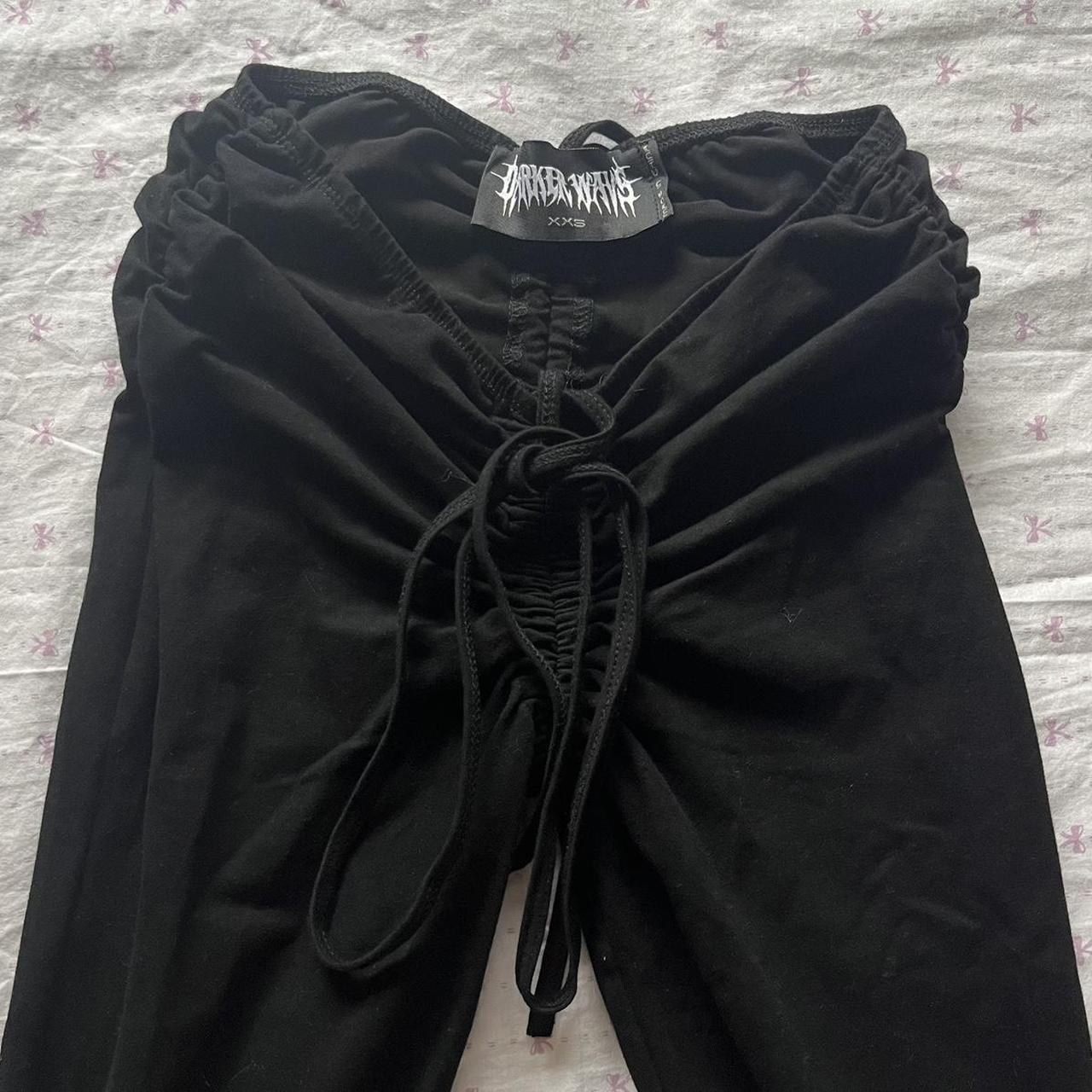 dolls kill darker wavs fader v cut washed bell... - Depop