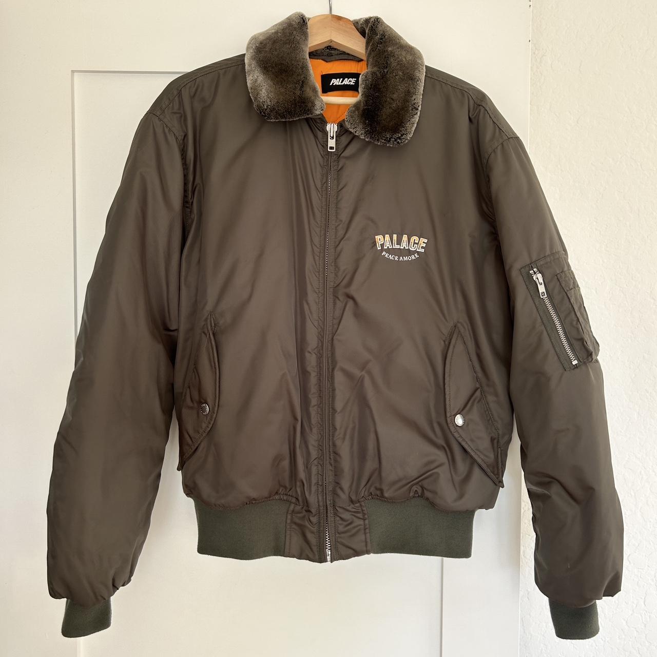 Palace bomber jacket size small. Worn twice -... - Depop
