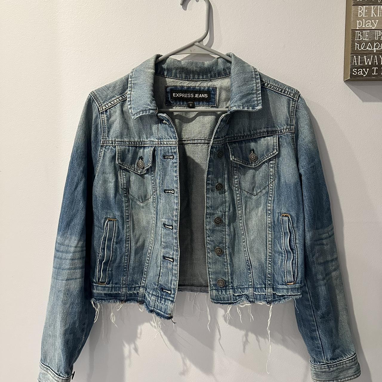 Express jean jacket!! Size: medium! Only worn a... - Depop