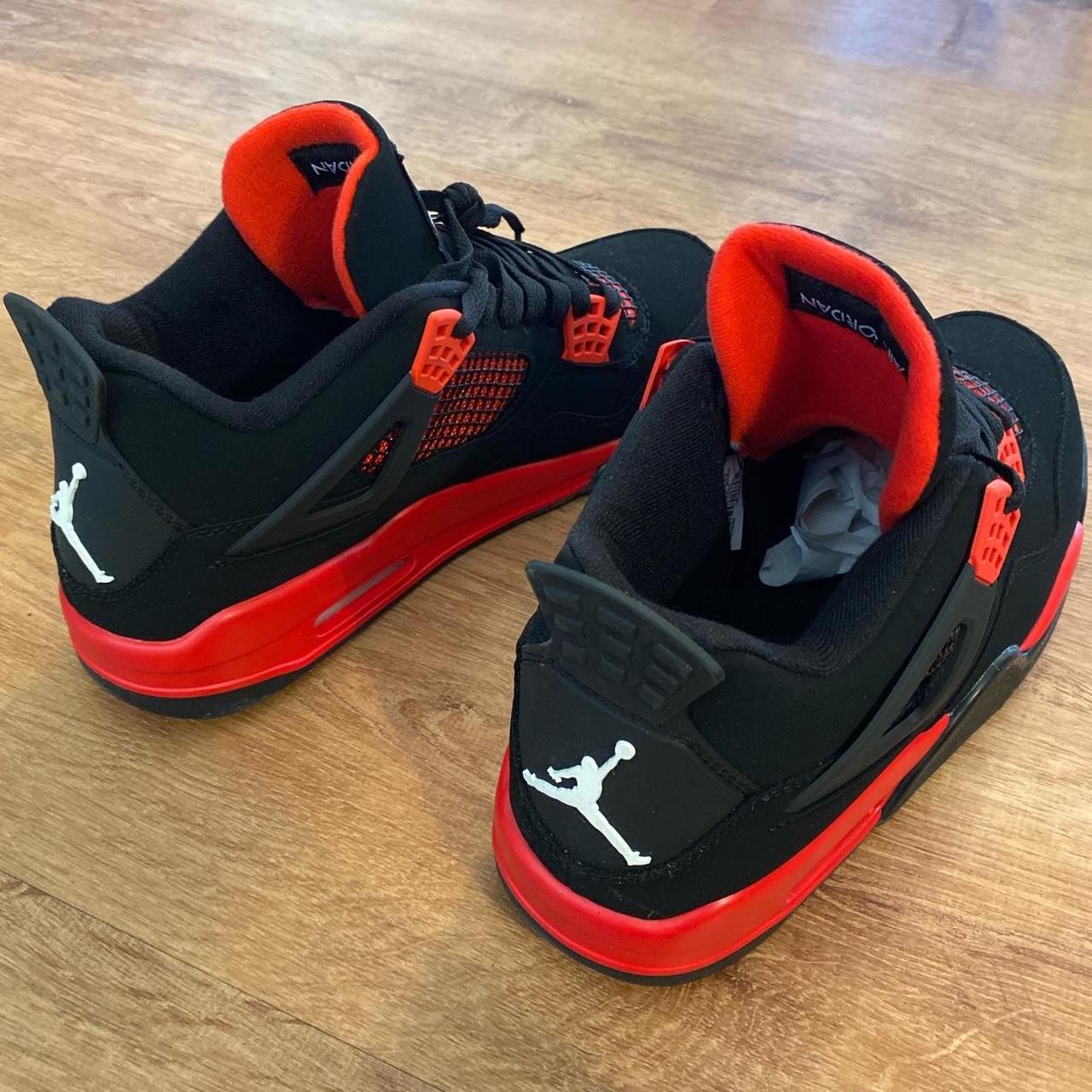 Air Jordan 4 Retro Red Thunder Size 11 US Comes... - Depop