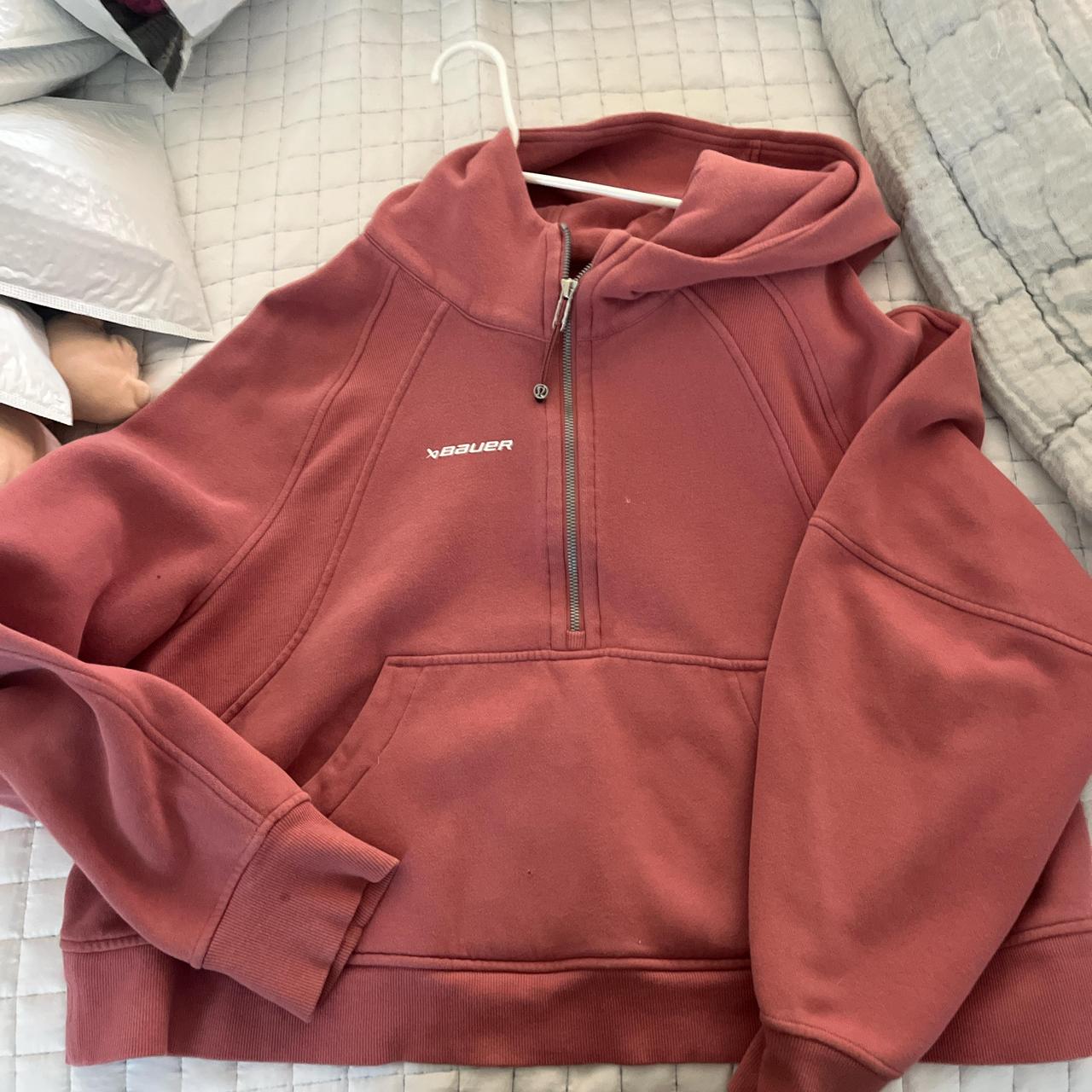 Bauer/Lululemon Collab scuba Dusty pink Size extra... | Depop