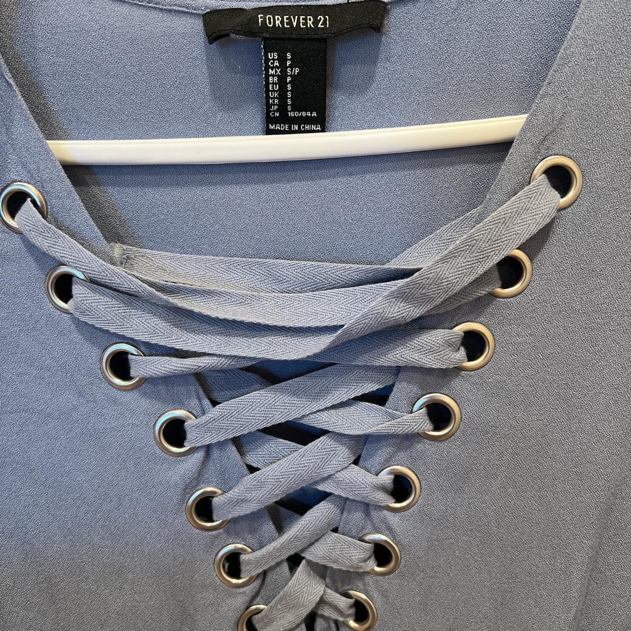 Forever 21 blue dress Size small Worn a couple... - Depop