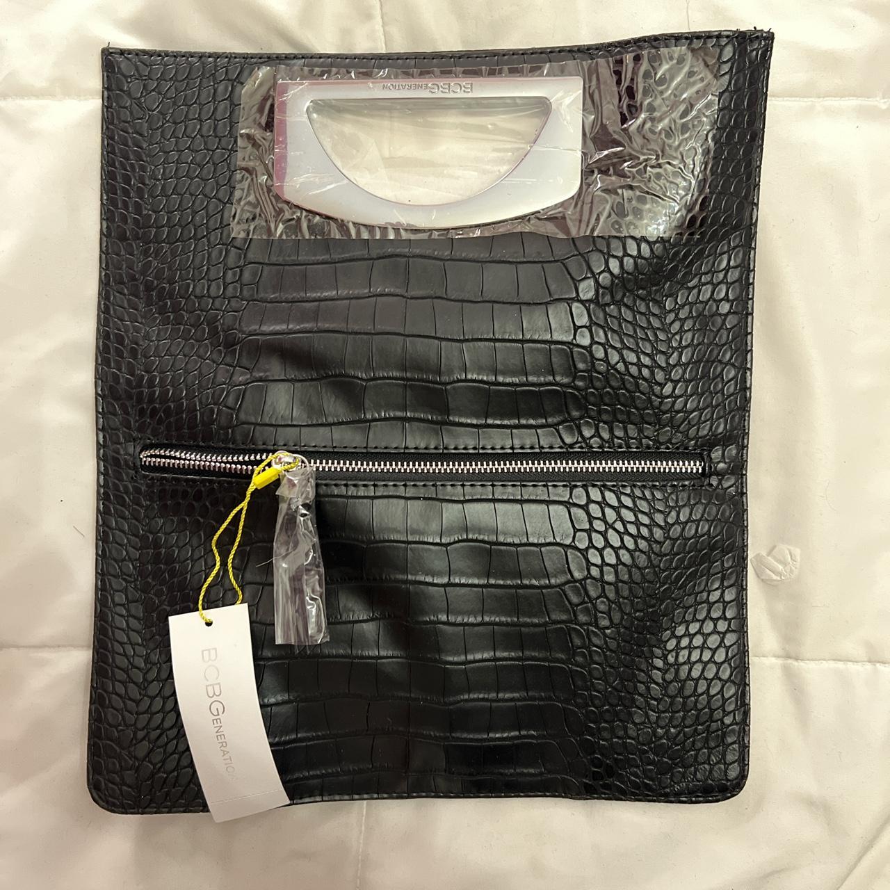 BCBG clutch purse - black *NEW* never opened or used... - Depop