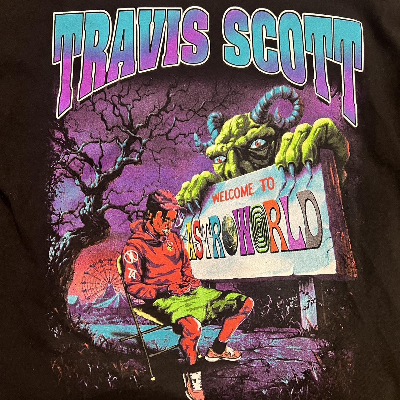 Travis Scott graphic tee - Depop