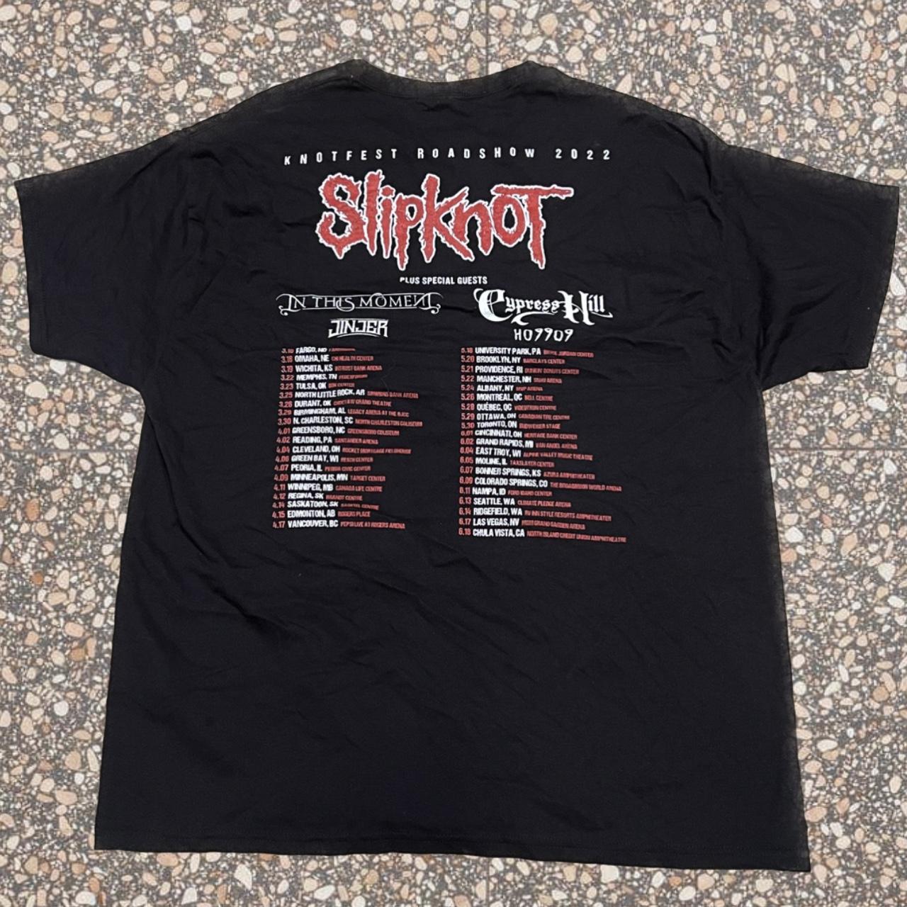 SlipKnot tour shirt XL - Depop