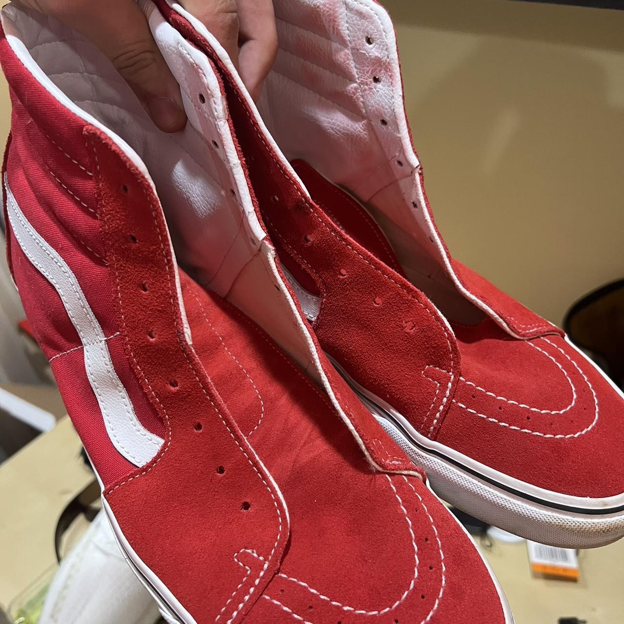 Vans red - Depop
