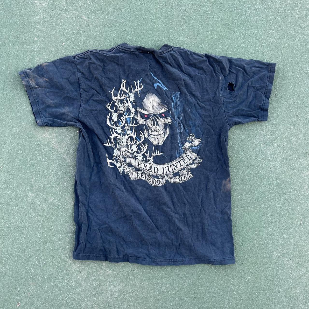 Thrashed Bass pro shop head hunter tee Bass pro... - Depop