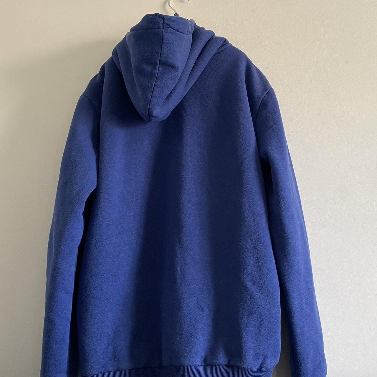 Retro blue zip up dc shoes hoodie Open to offers... - Depop
