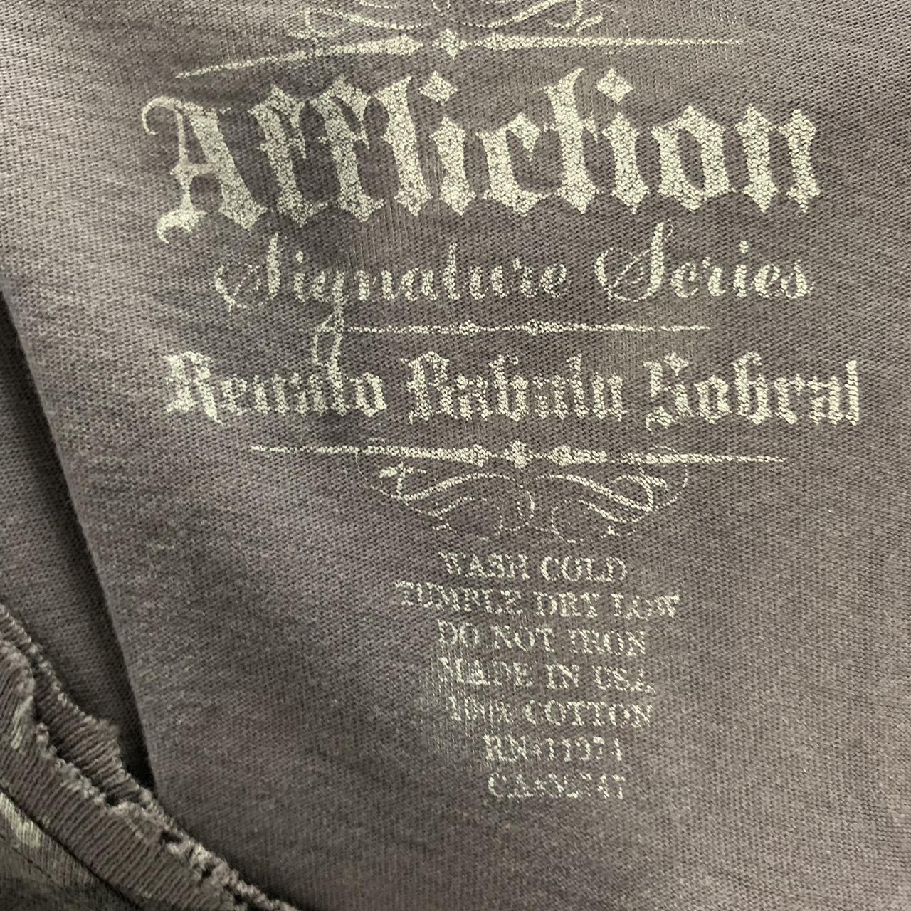 •Classic Grunge / Emo Affliction AOP, Skulls and... - Depop