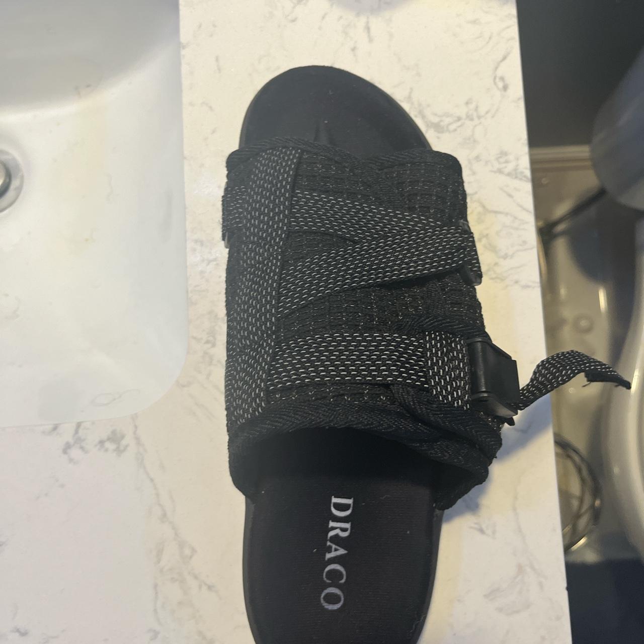Black drako slides brand new - Depop