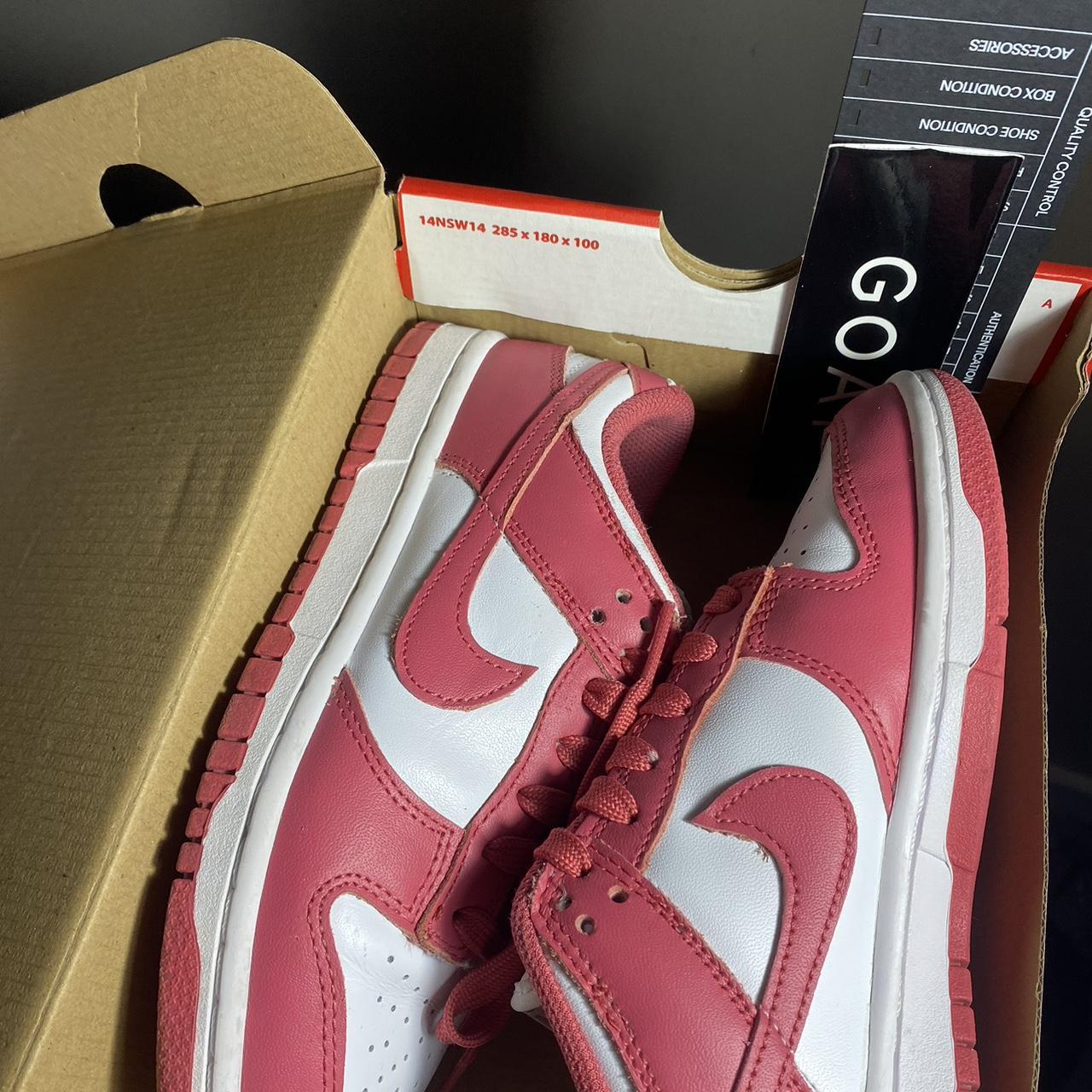 Pink Nike dunks #dunks #nike #pink #sneaker #shoes - Depop