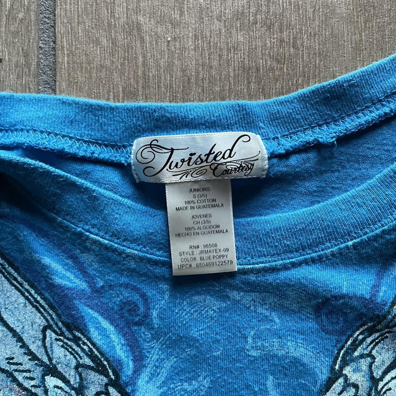 Twisted courtesy women’s Y2K Size small Measures... - Depop