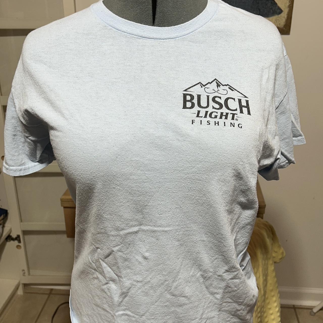 Busch Light Fishing tee shirt. Size M - Depop