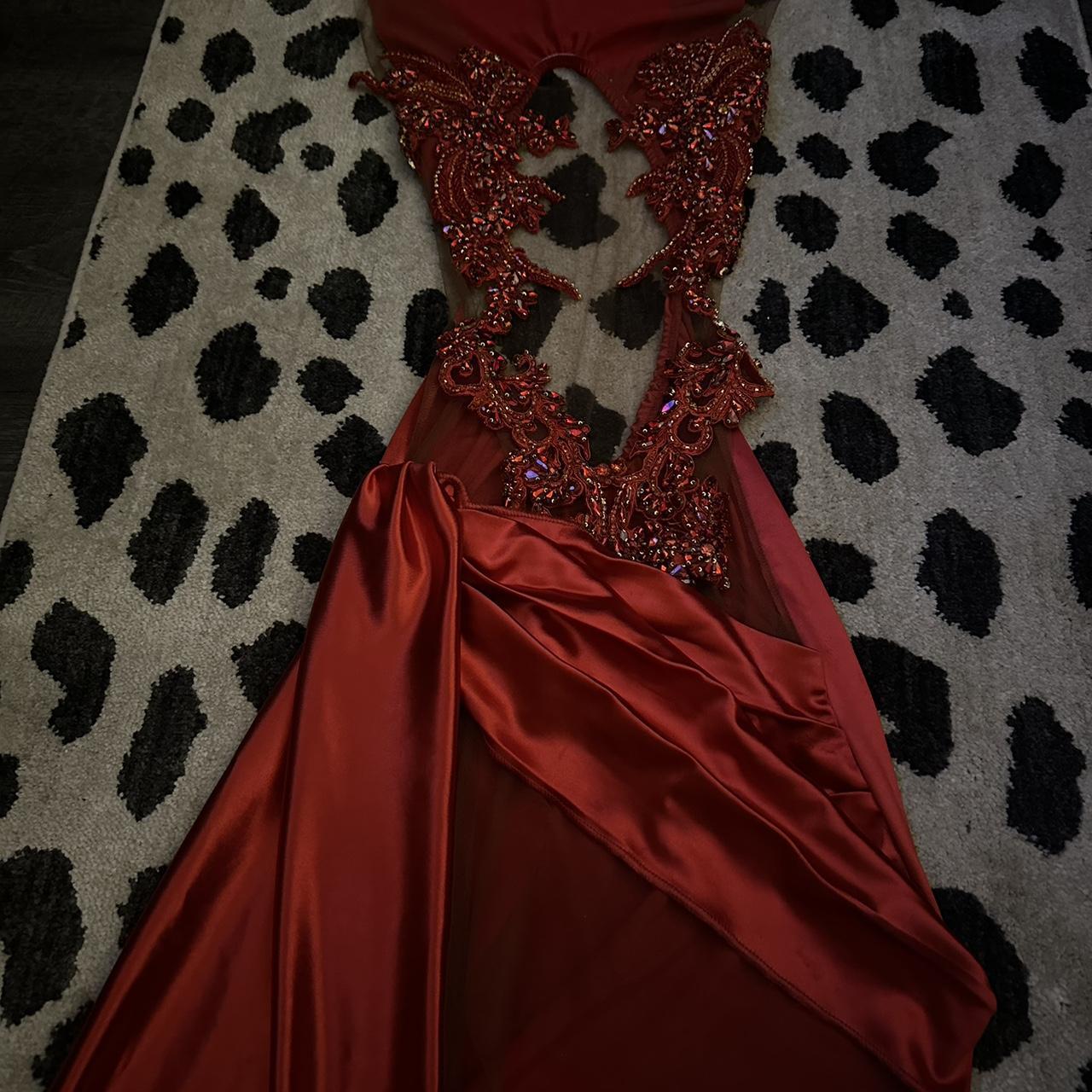 Xtra small red ball dress. Great for prom, birthdays... - Depop