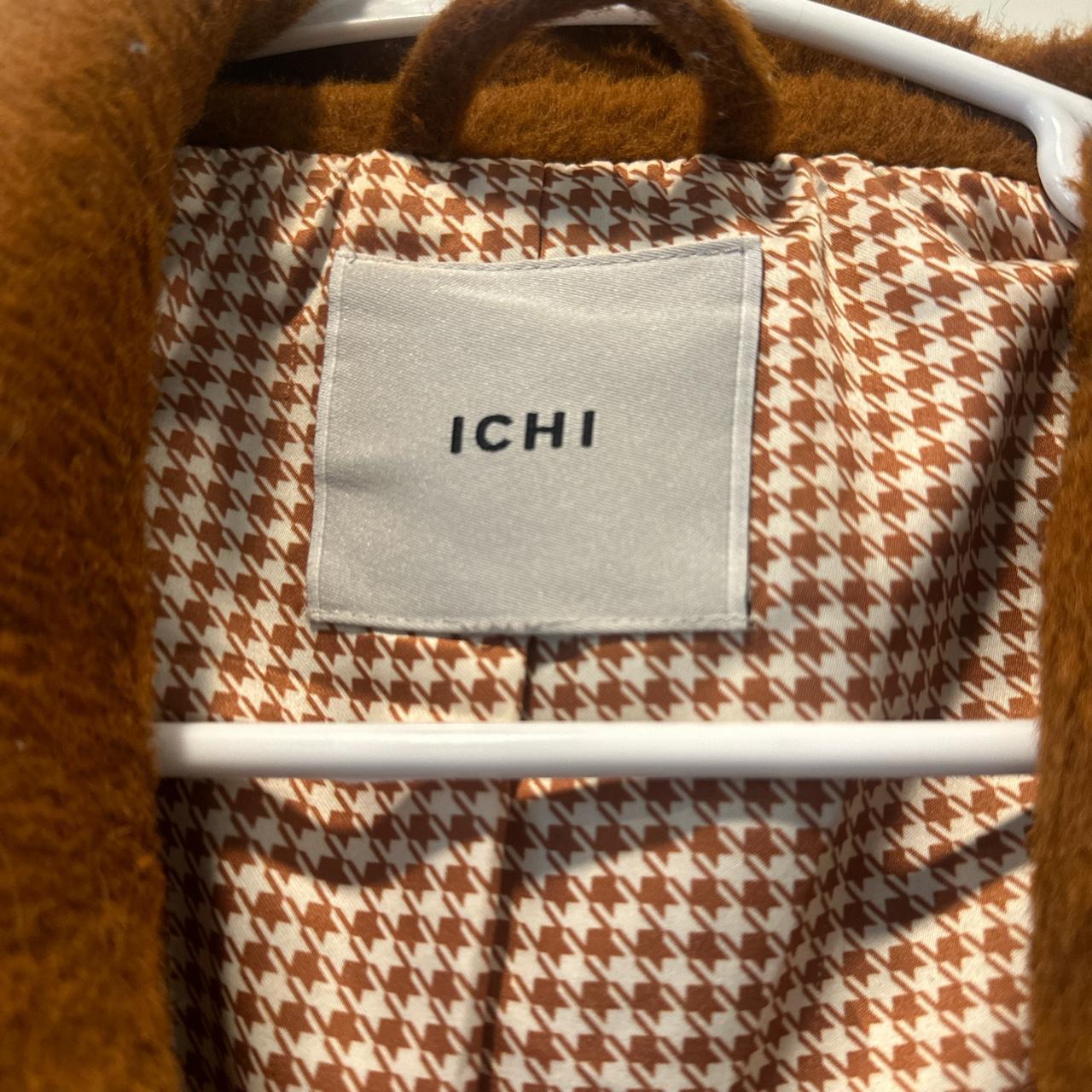 Ichi teddy jacket, small tear on the inside slightly... - Depop