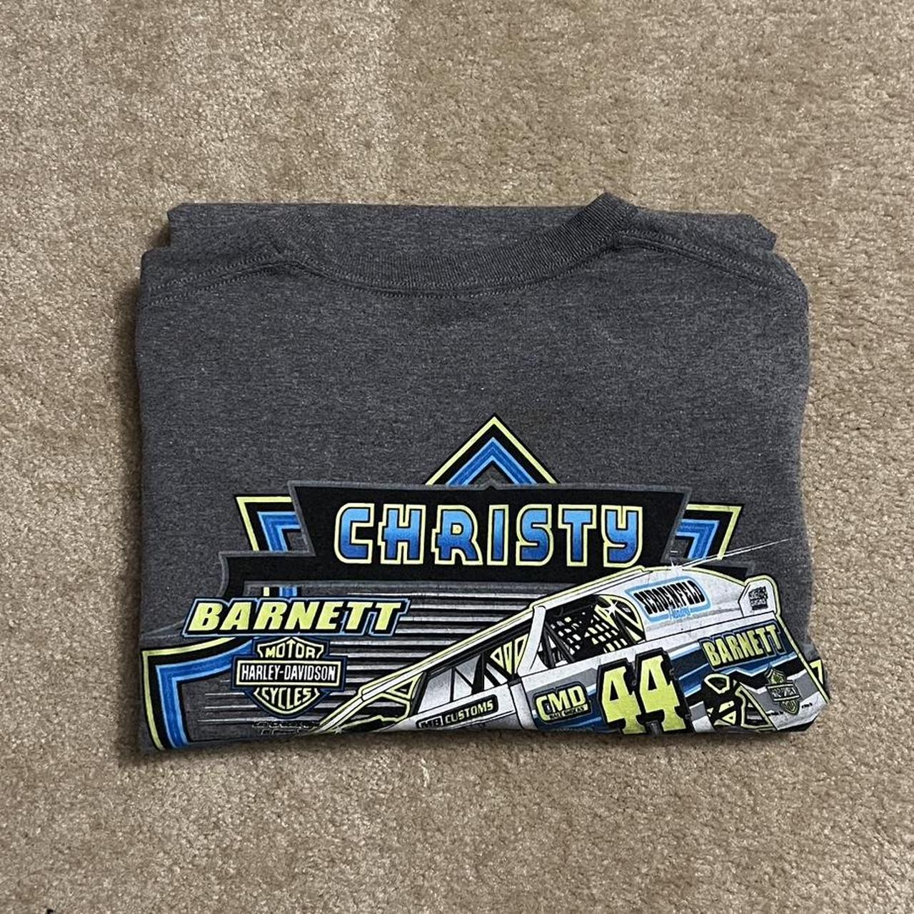 Christy Barnett T-Shirt (M) Good Condition - Depop