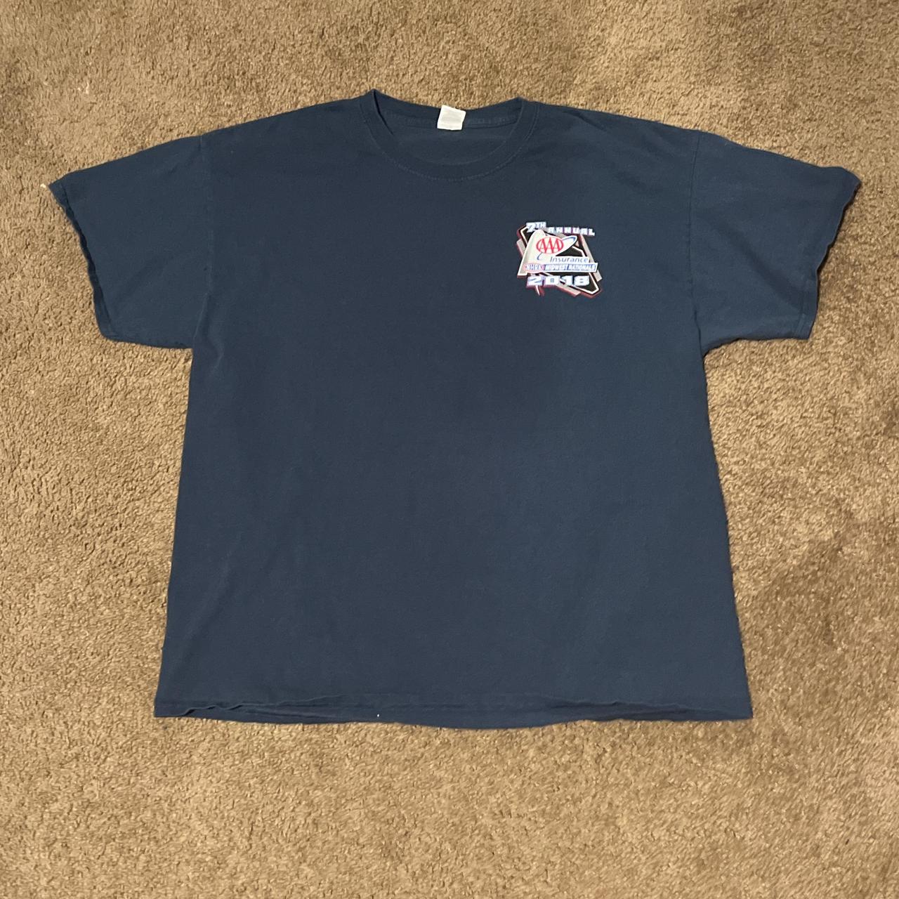 Clean Vintage NASCAR back hit Shirt Size large fits... - Depop