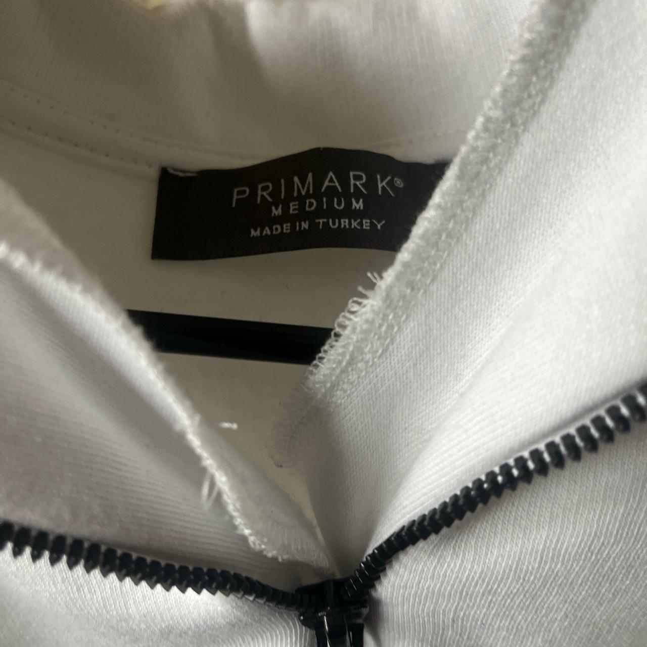 PRIMARK White San Diego Quarter Zip - Depop