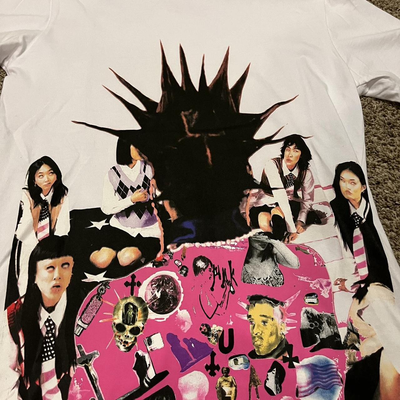 Lil Uzi Vert Pink Tape Tour Merch Tee #liluzivert... - Depop