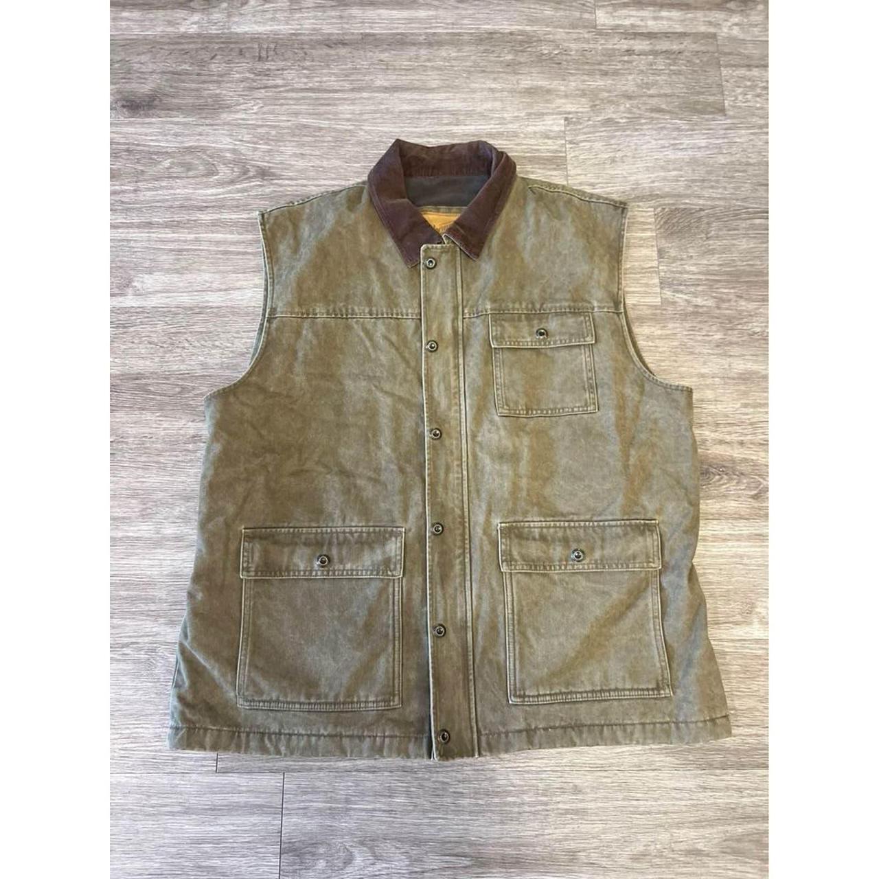 Men’s Original Vermont Barn Coat Vest. Canvas... - Depop