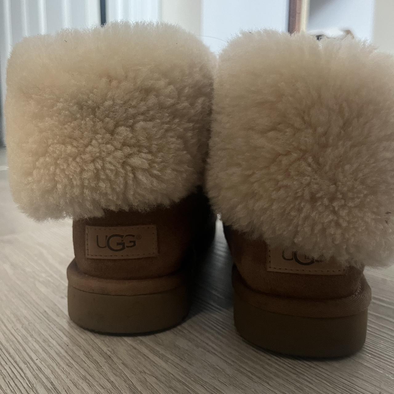 Classic Mini Wisp Boot UGGS with fluff (ankle)... | Depop