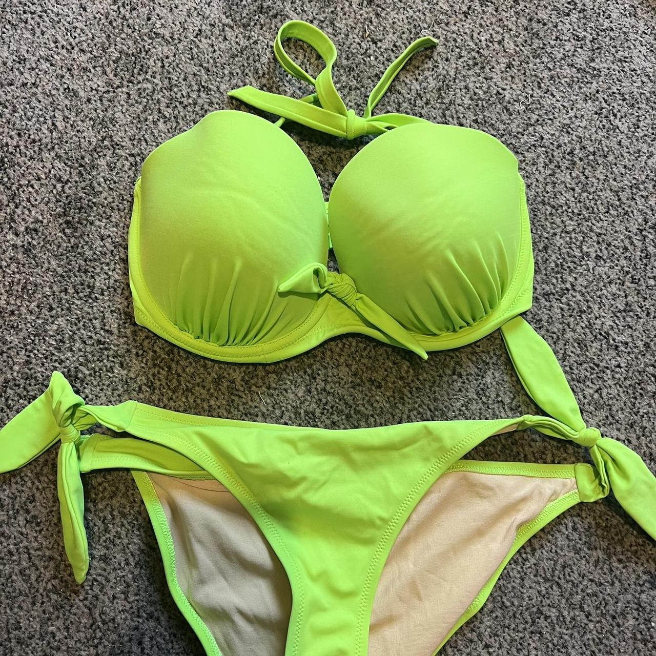 Boux Avenue Womens Green Bikinis And Tankini Sets Depop