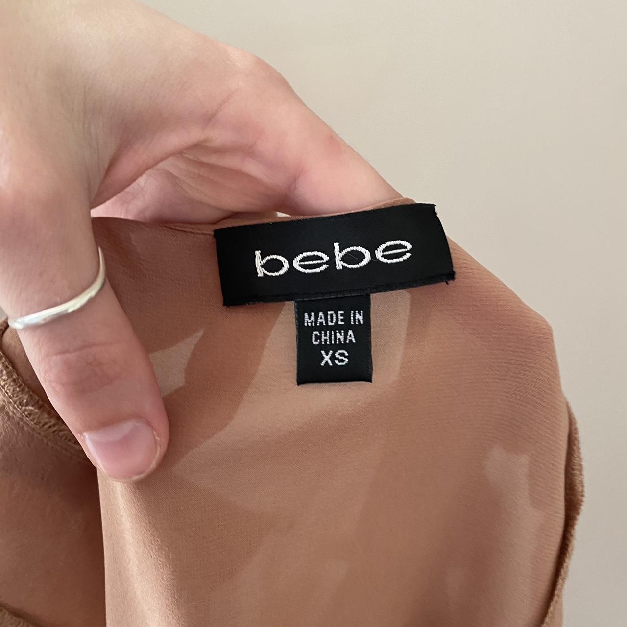 Sheer vintage Bebe top 🤎 size xs! - Depop