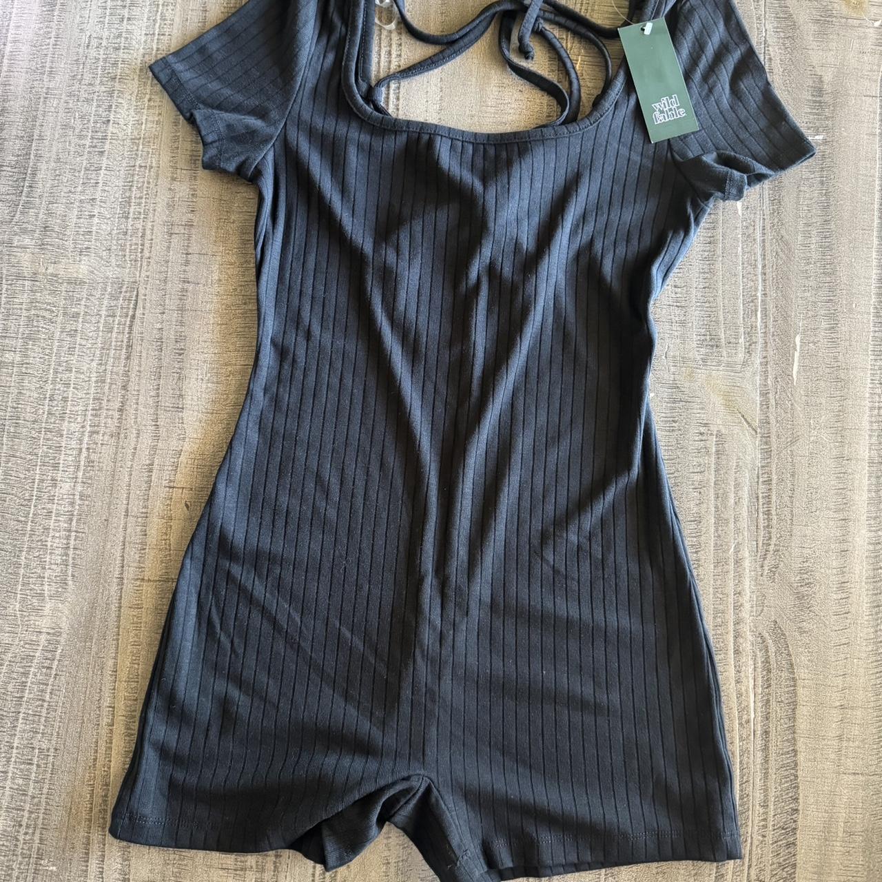 wild fable brand new shorts romper with open criss... - Depop