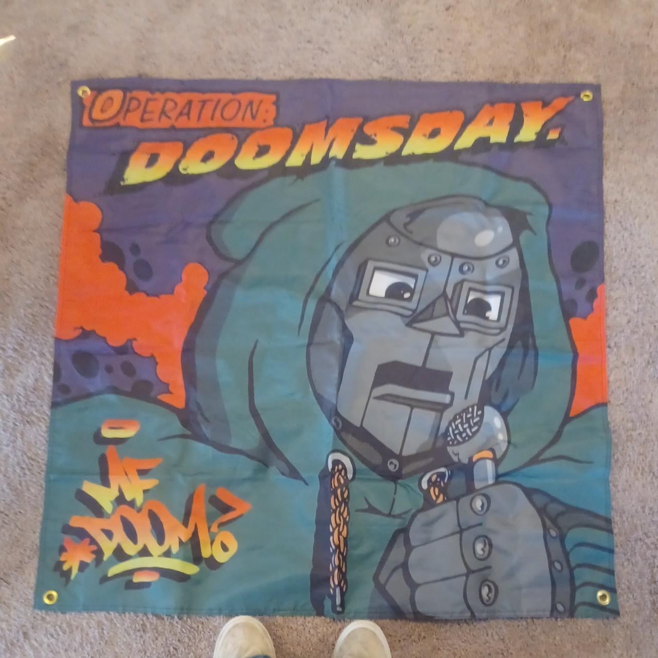 mf doom flag 40" x 40" | Depop