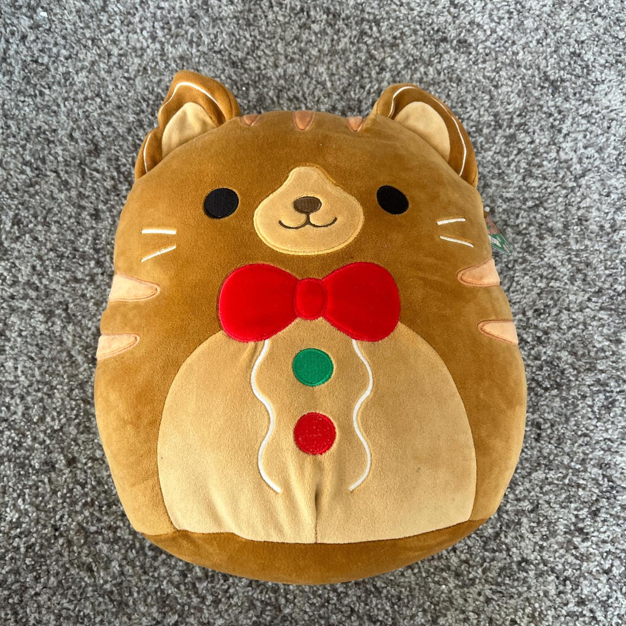gingerbread cat Squishmallow #holiday... | Depop