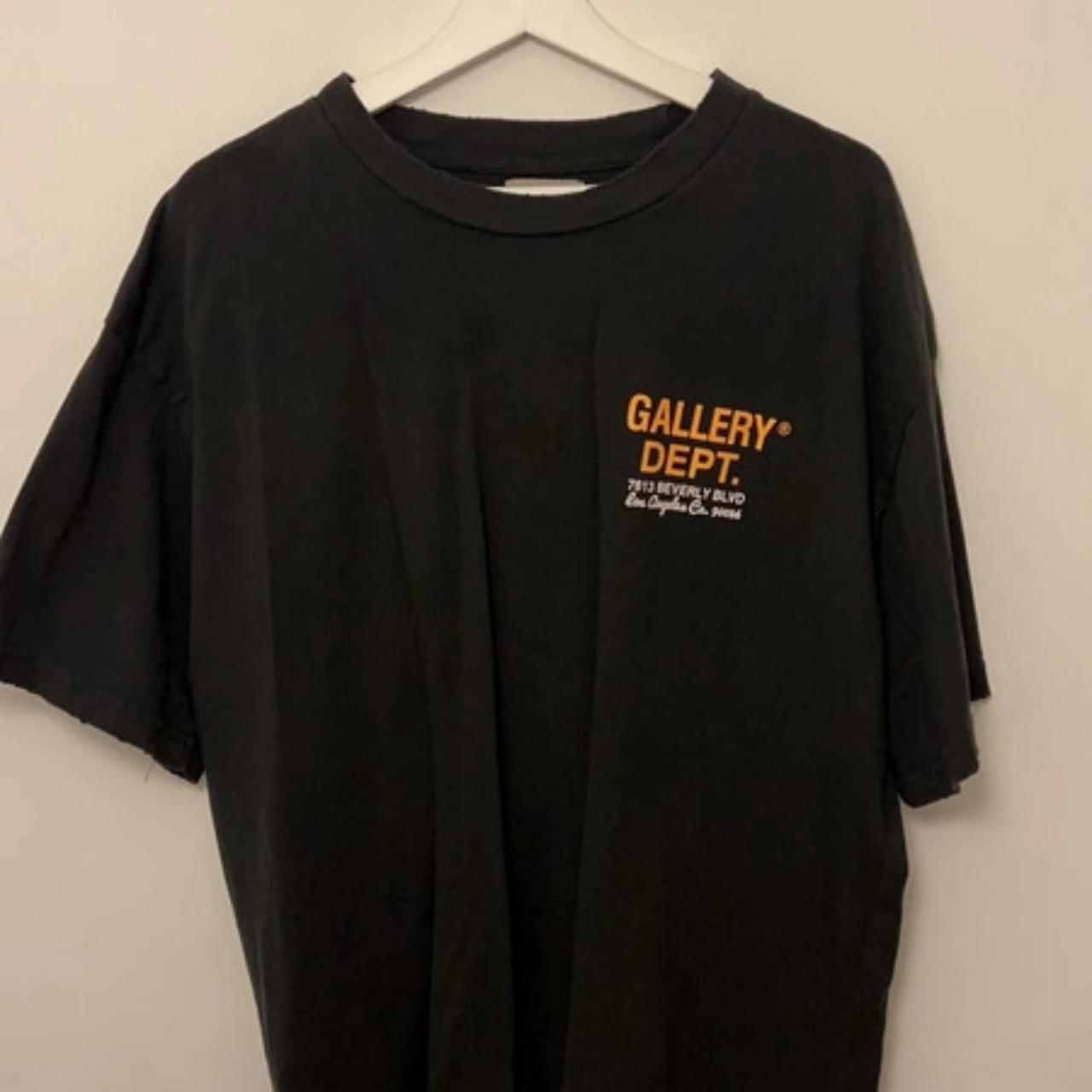 GALLERY DEPT. T-Shirt Black L Large Chest... - Depop