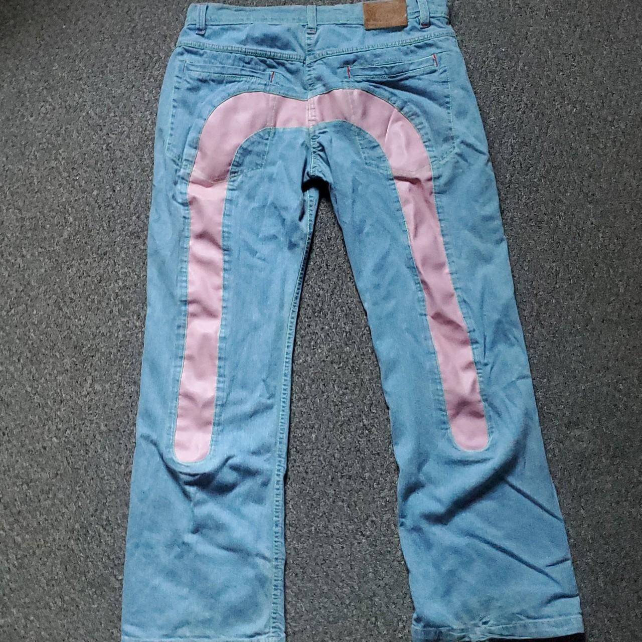 Light Wash Evisu Jeans #evisu #truereligion... - Depop