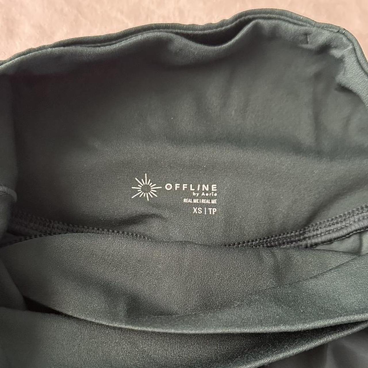 green aerie offline crossover flowy shorts size xs... - Depop