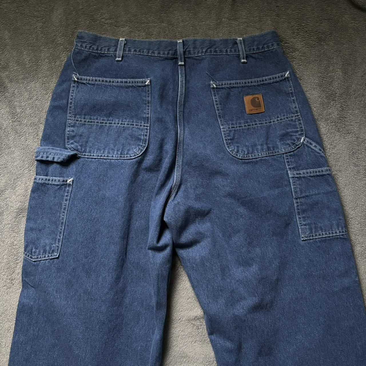 Super tuff vintage Carhartt baggy carpenter pants In... - Depop
